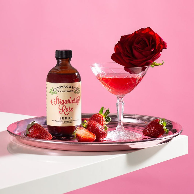 Strawberry Rose Shrub – Pyewackets Traditional